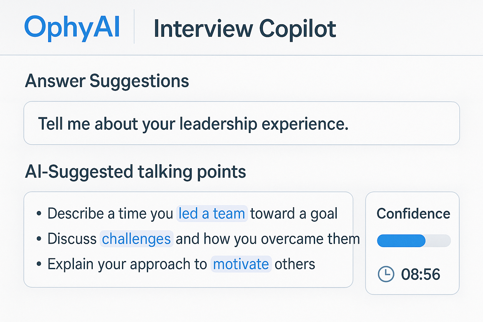 Ophy AI - AI Interview Copilot & Job Search Tools